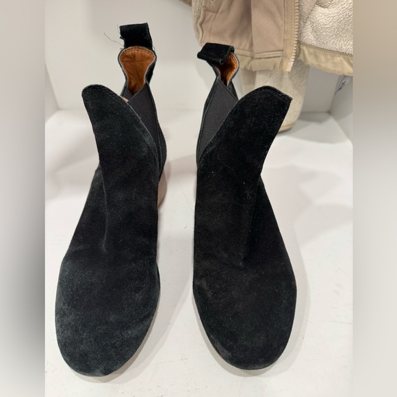 Topshop | Shoes | Topshop Black Suede Ankle Booties | Poshmark